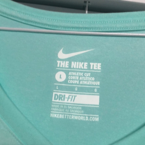 Nike | Tops | Nwt Turquoise Nike Shirt | Poshmark